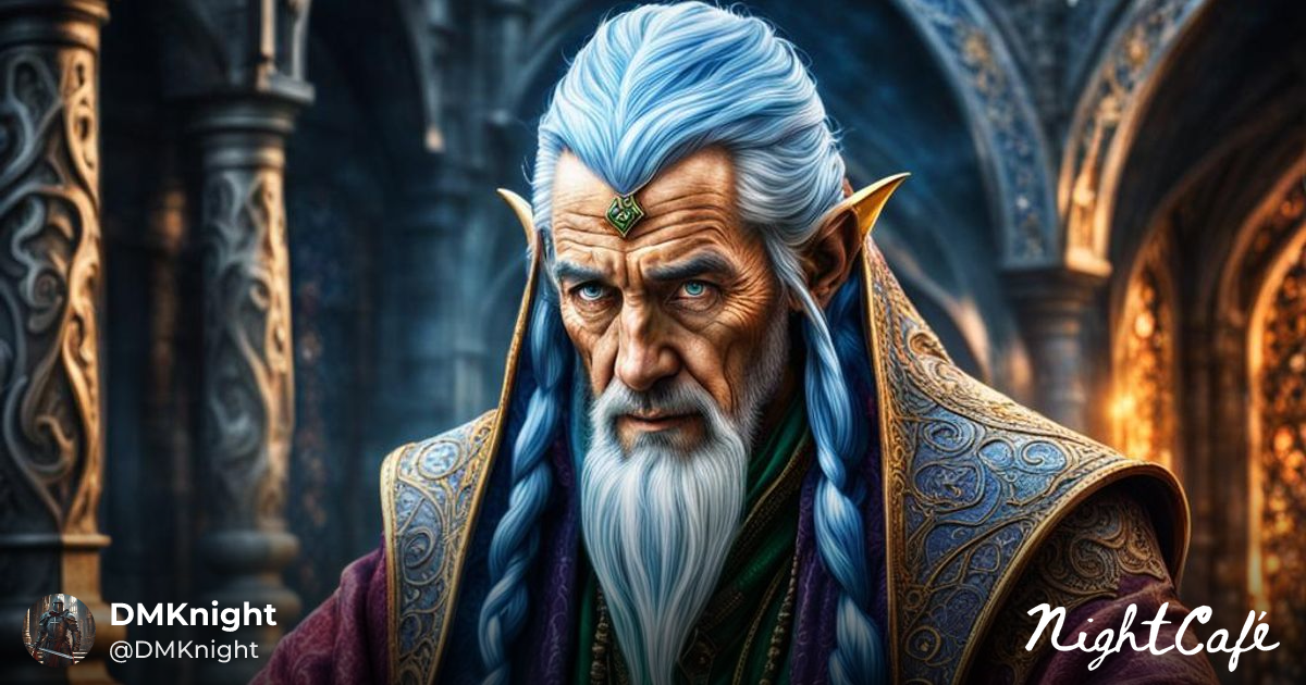 The wizard of time - Elven Sorcerer Navigates Time in Hyperr...