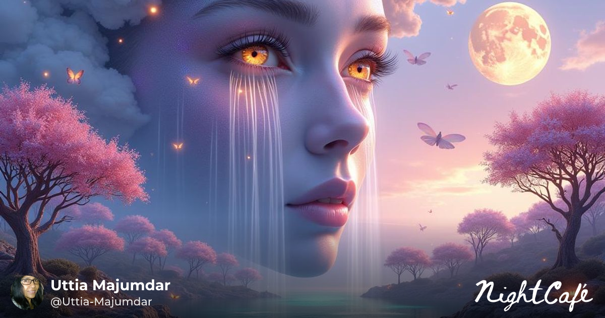 Where surrealism rules - Surreal Dreamscape with Floating Is...