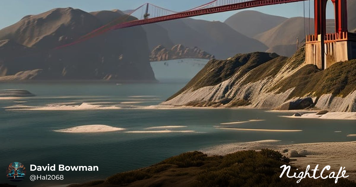 Post-Apocalyptic Golden Gate Bridge 3D Cinematic V... - AI Art