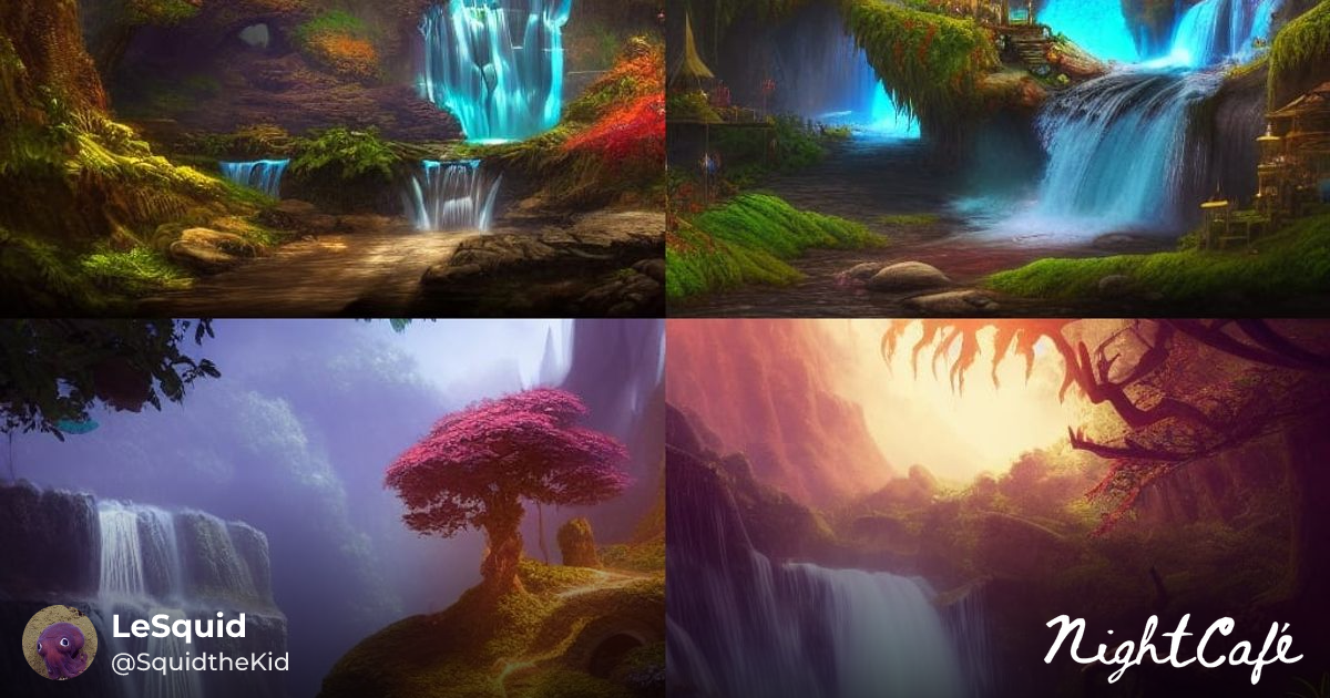 Waterfall in a jar - Waterfall in a Jar: Detailed Matte Pain...