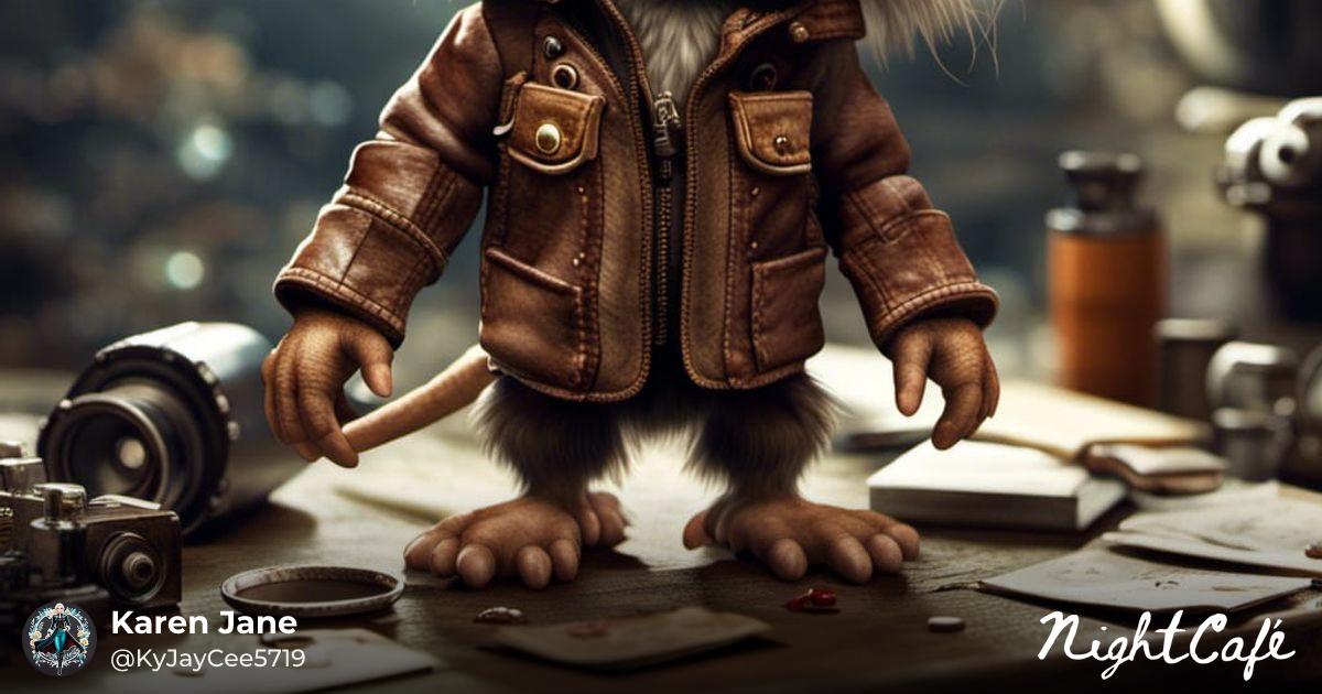 Chibi Gizmo: Hyperdetailed Fantasy Concept Art - AI Art