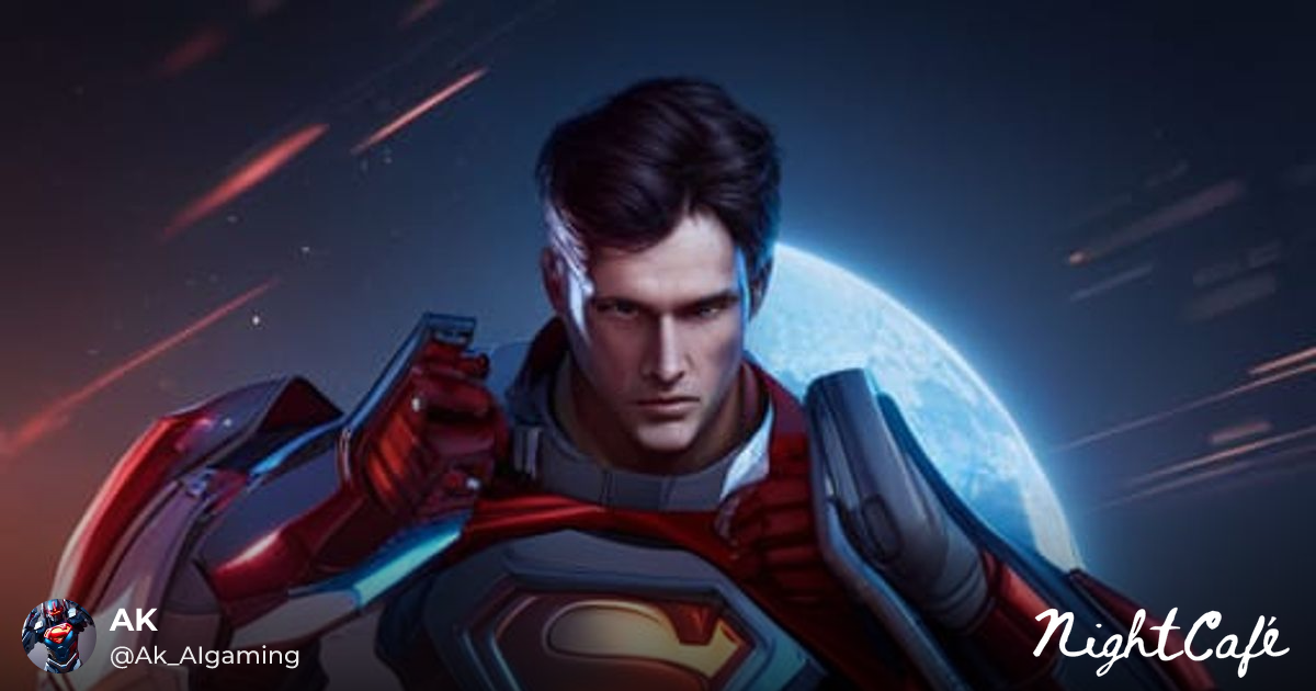 Superman ready to fight 💪 - Superman in Mecha Suit: Graffit...