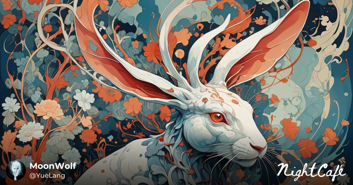 spirit rabbit by James Jean - Abstract Spirit Rabbit Art in ...