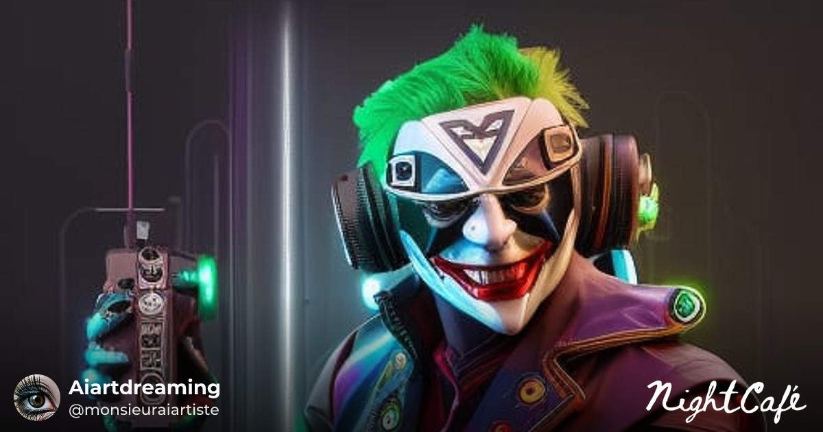 Tick tick BOOM!!! - Cyberpunk Jester Jack-in-the-Box in Art ...