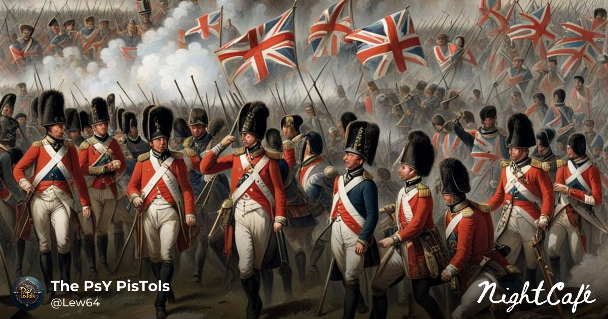 Battle of Waterloo - Epic Battle Scene with Soldiers and Can...