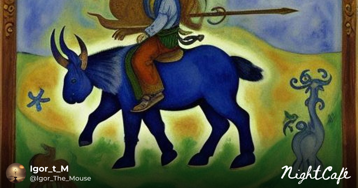 Apocalyptic Rabbit with Mace Tail in Mythical Real... - AI Art