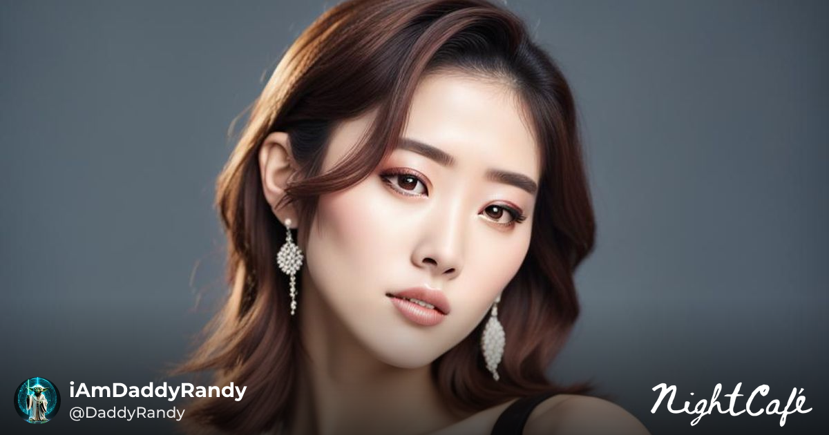 Koreana - Stunning K-Pop Singer Portrait with Bokeh