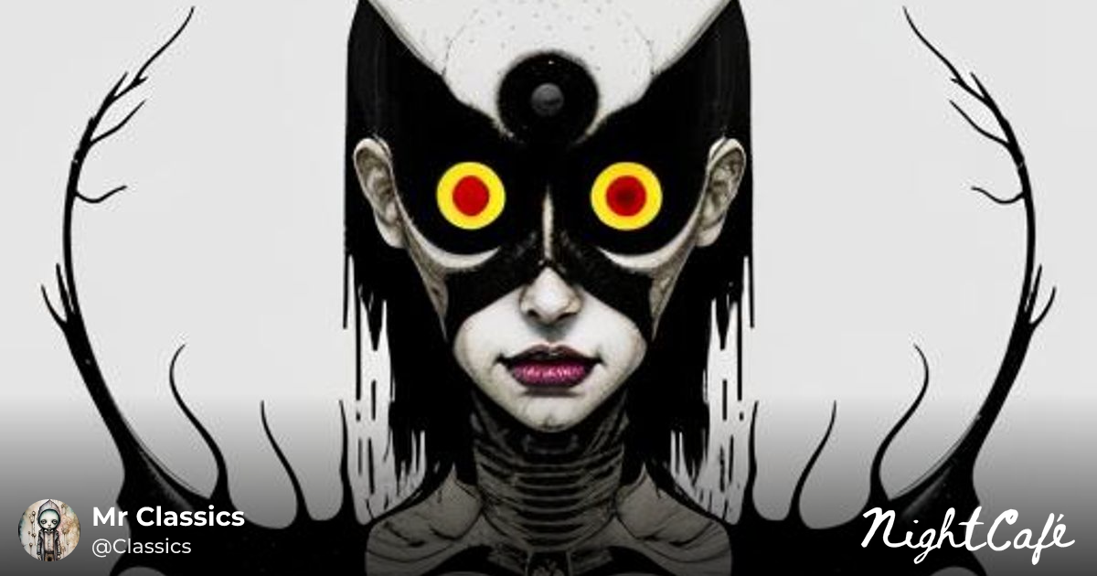 Demonic Entity in Glitch Liminal Space - AI Art