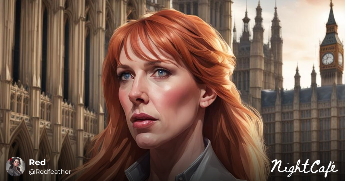 Angela Rayner - Angela Rayner Portrait Outside Parliament, D...