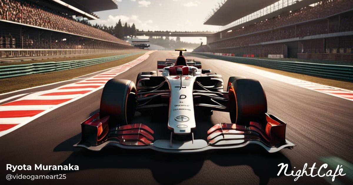 Realistic F1 Race Track - Realistic F1 Race Track in 3D Game...