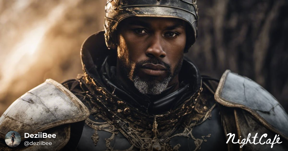 Elegant Armor of Honor - African American Knight in Shining ...