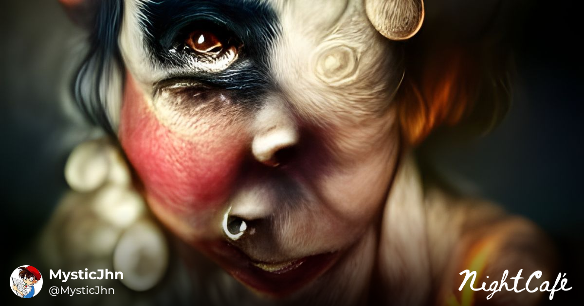 Demonic Fanciful Lady - Demonic Lady Portrait in Photographi...