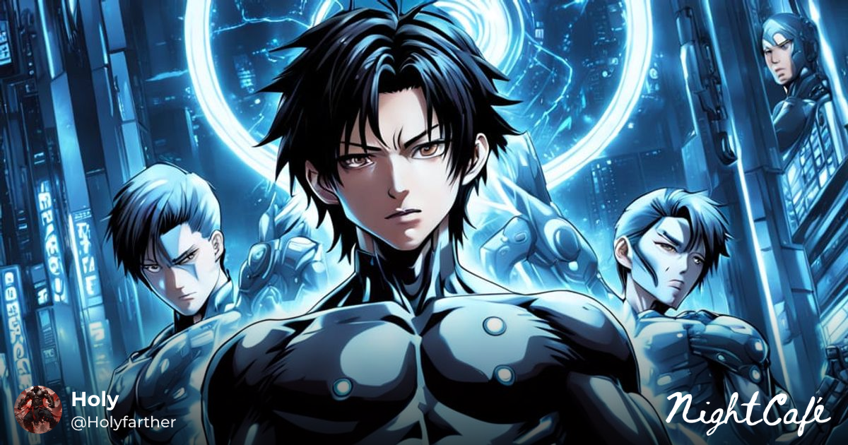 Full 3rd person view. art style of Oku Hiroya's Gantz. Hyper Anime ...