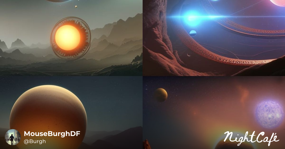 Planets - Solar System Orb in Detailed Matte Painting