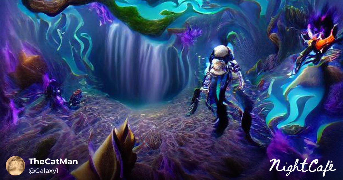 Into the Hollow World - Underwater Rift Between Worlds: AI G...
