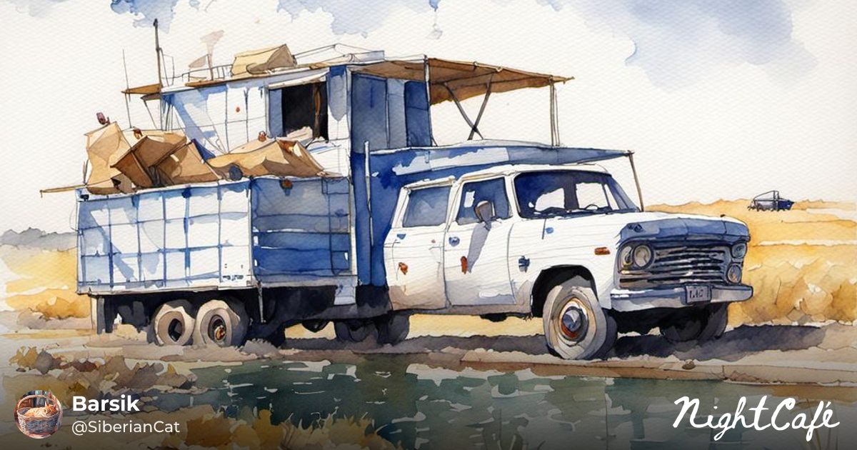 Watercolor Sketch Illustration in Oil Painting Sty... - AI Art