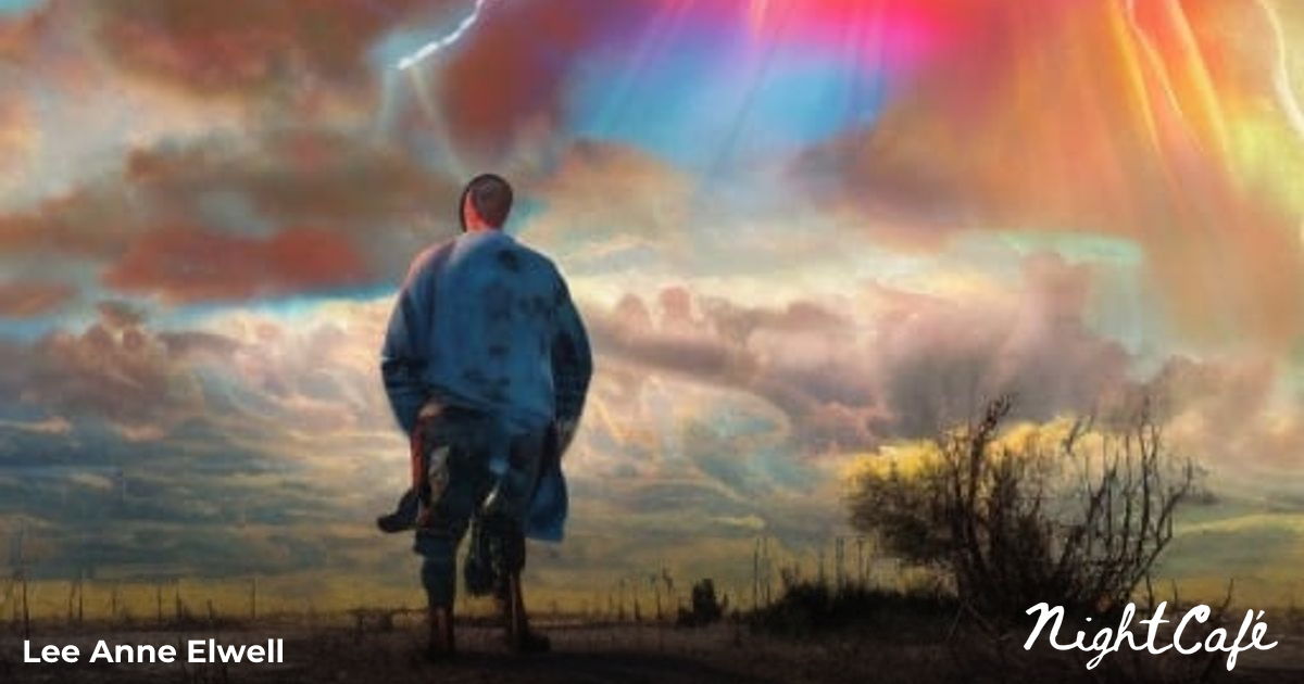 Post-Apocalyptic Astral Scene in Hyperrealism Styl... - AI Art