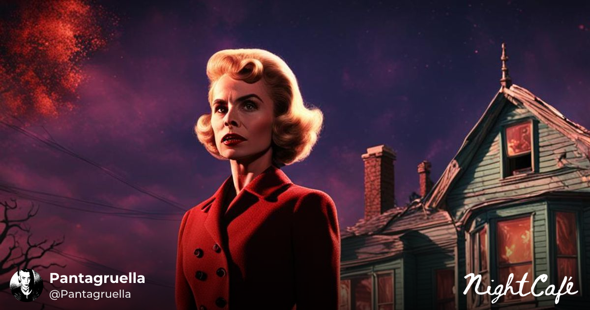 Janet Leigh Psycho Scene as Detailed Matte Paintin... - AI Art