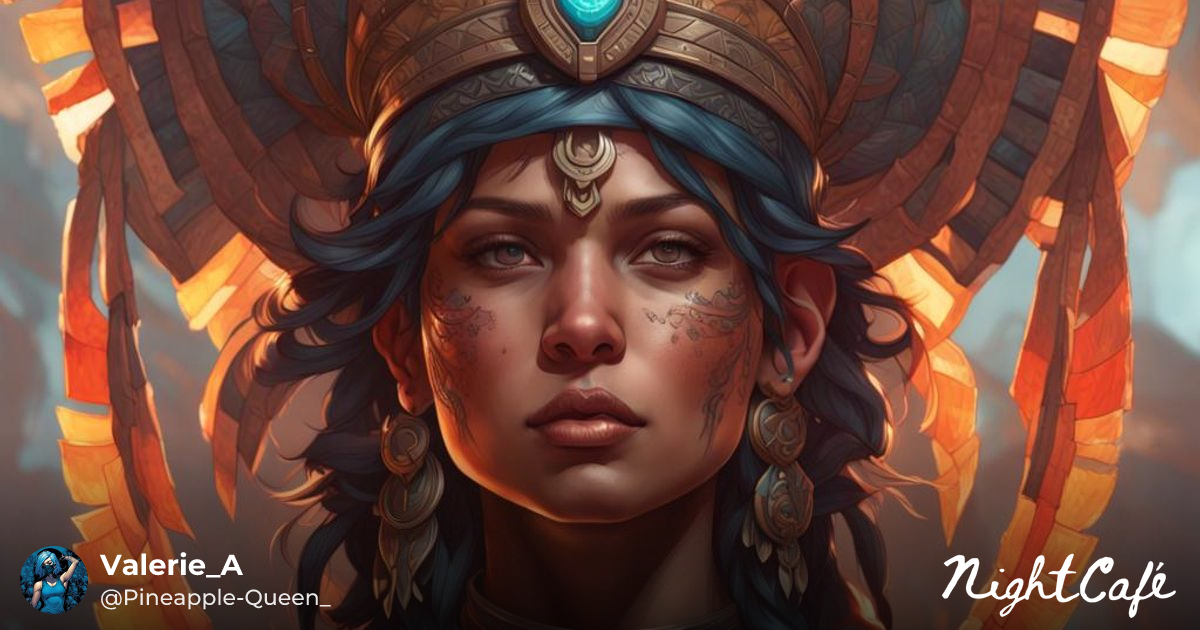 Mayans - Detailed Mayan Portrait with Dynamic Lighting