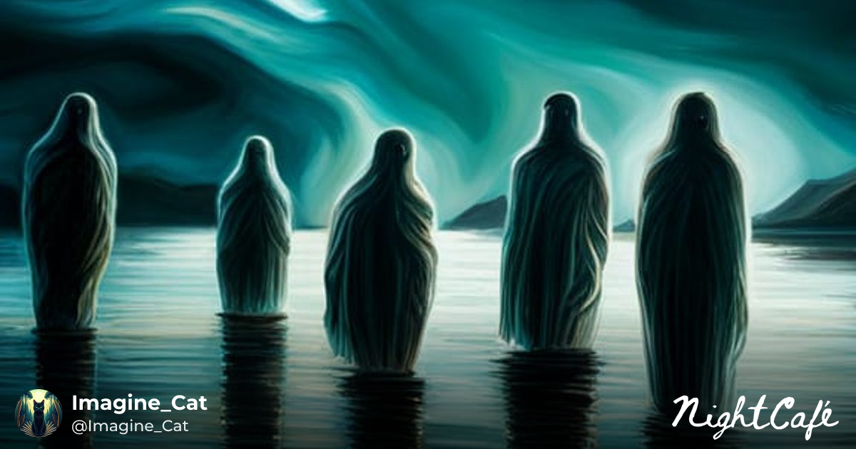 Ghosts Arise From The Lake - Bioluminescent Ghosts Rising: A...