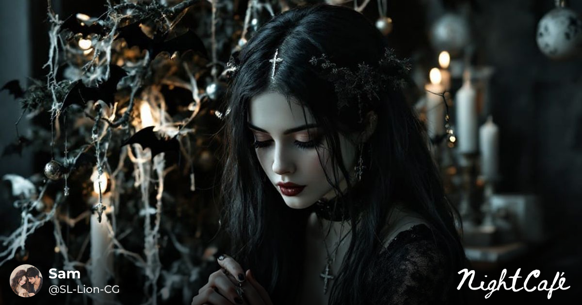 Goth Santa Girl 🖤