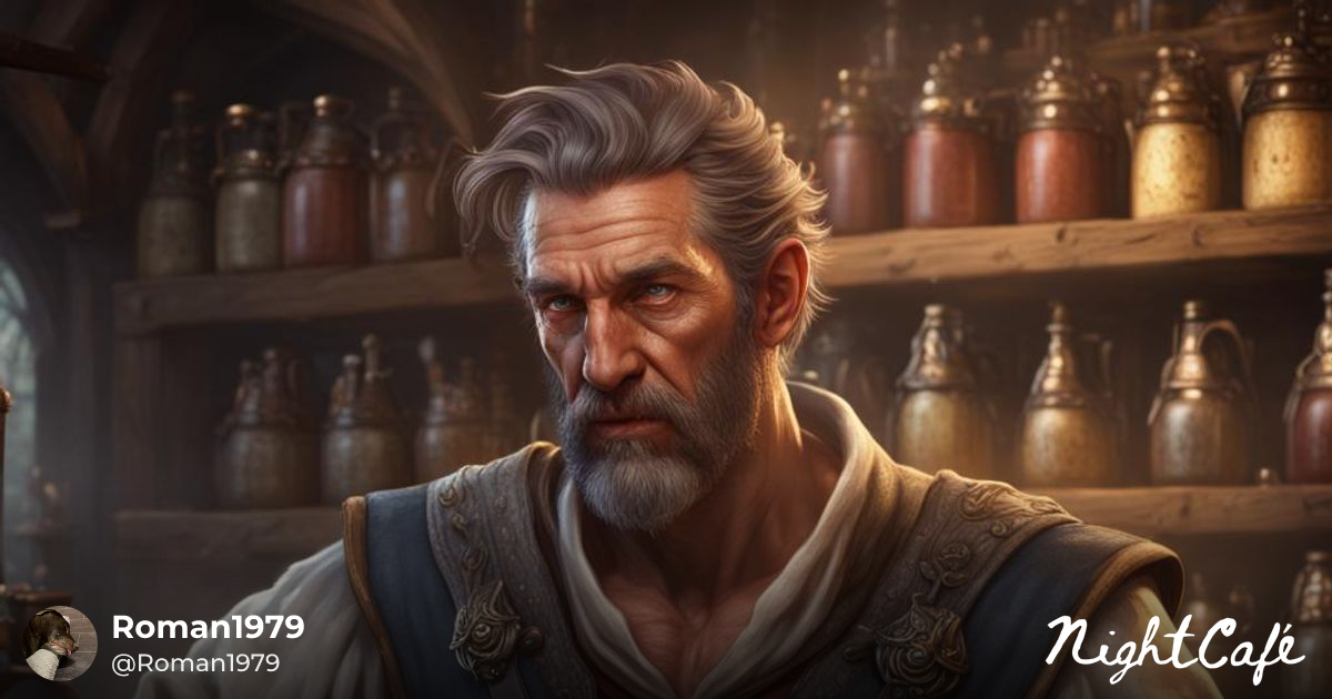 Innkeeper - Fantasy Innkeeper Brewing Beer: Detailed Matte ...