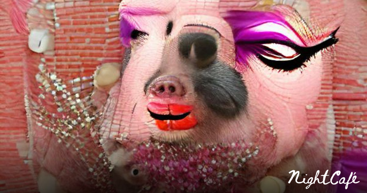 drag queen pig