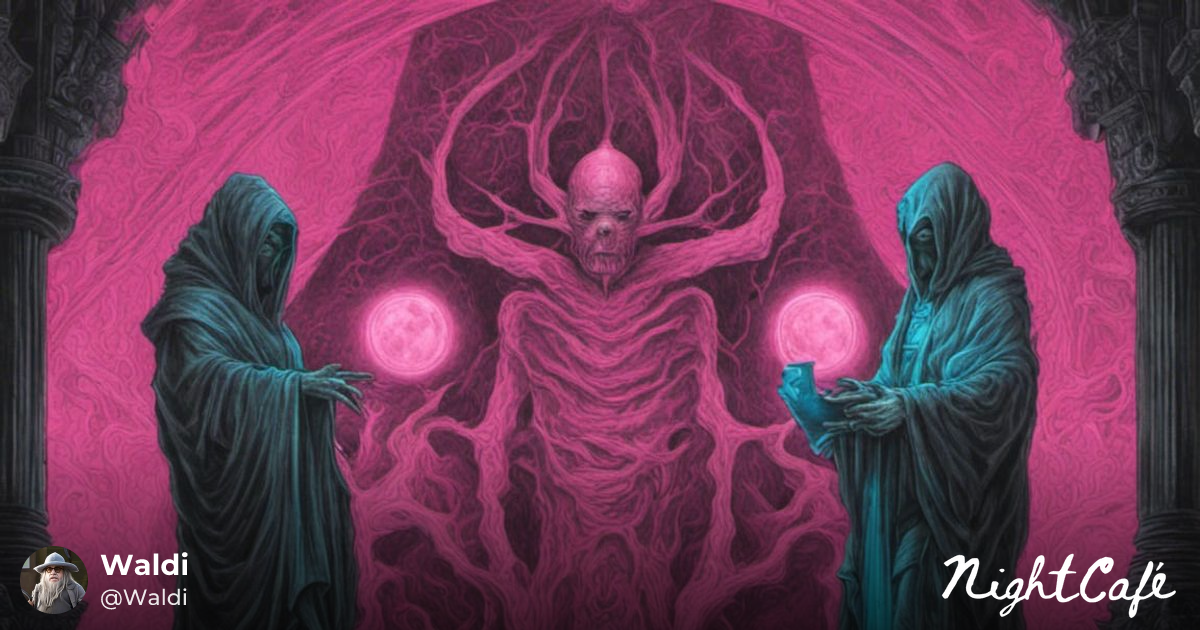 Insectoid Monks in Eldritch Temple, Hyperdetailed ... - AI Art