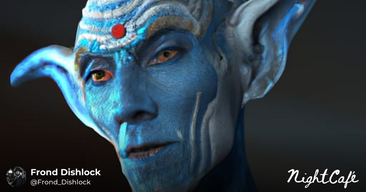 Doctor Who as an Andorian. - Doctor Who as Andorian in Hype...