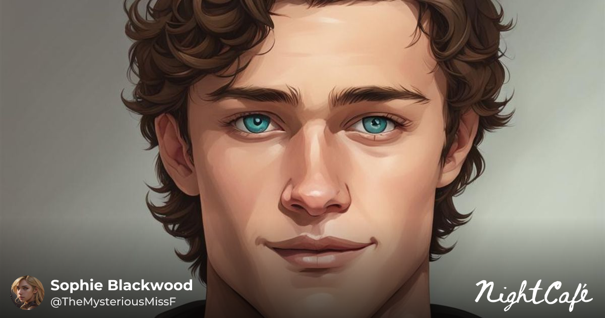 Fitz Vacker - Portrait of Handsome Teenager with Teal Eyes