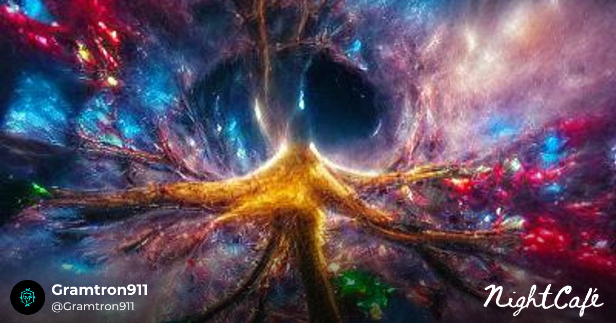 Infinity Tree - Infinite Tree: A Surreal Conceptual Artwork