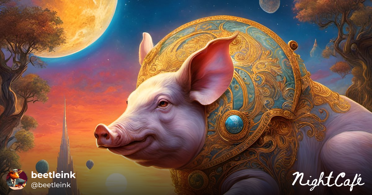 Planet Pig - Planet Pig: Surreal Concept Art in 8K
