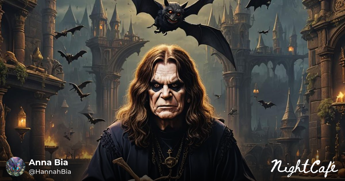 Ozzy Osbourne - Ozzy Osbourne Bat-Eating Scene in Detailed D...