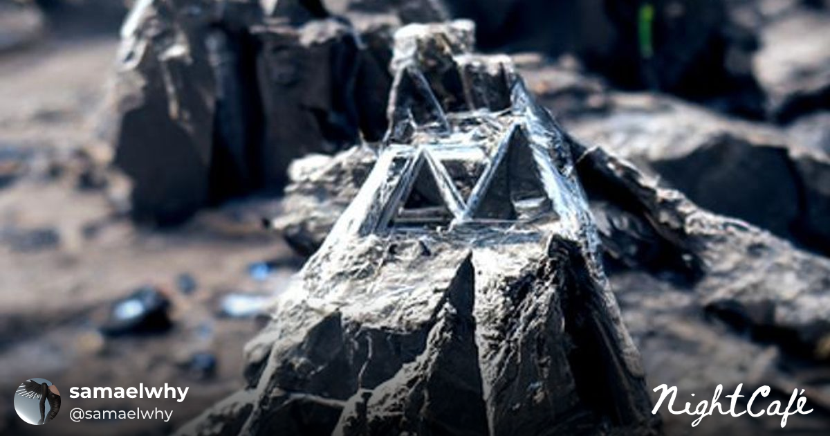 Aliens Building Pyramids: Unreal Engine Concept Ar... - AI Art