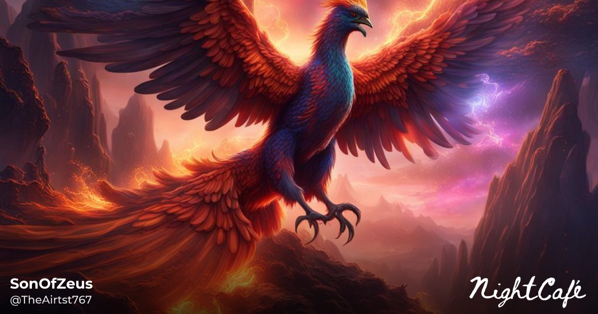 A galaxy pheonix - Galactic Phoenix: Detailed Fantasy Concep...