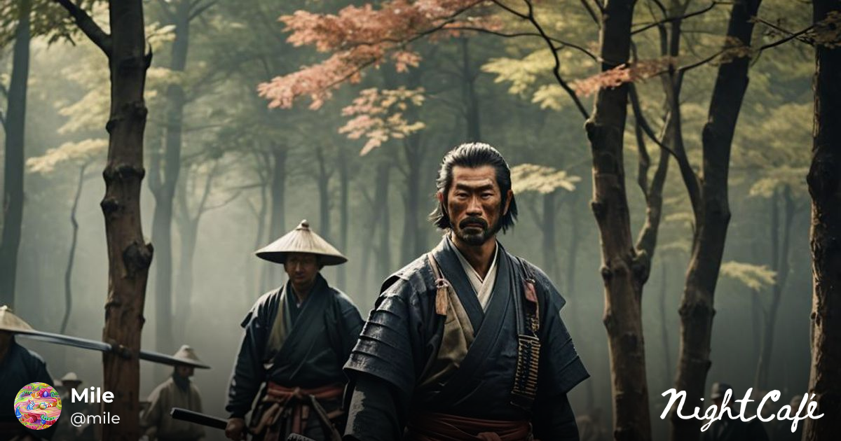 Samurai Katana Slash: Cinematic Film Still - AI Art