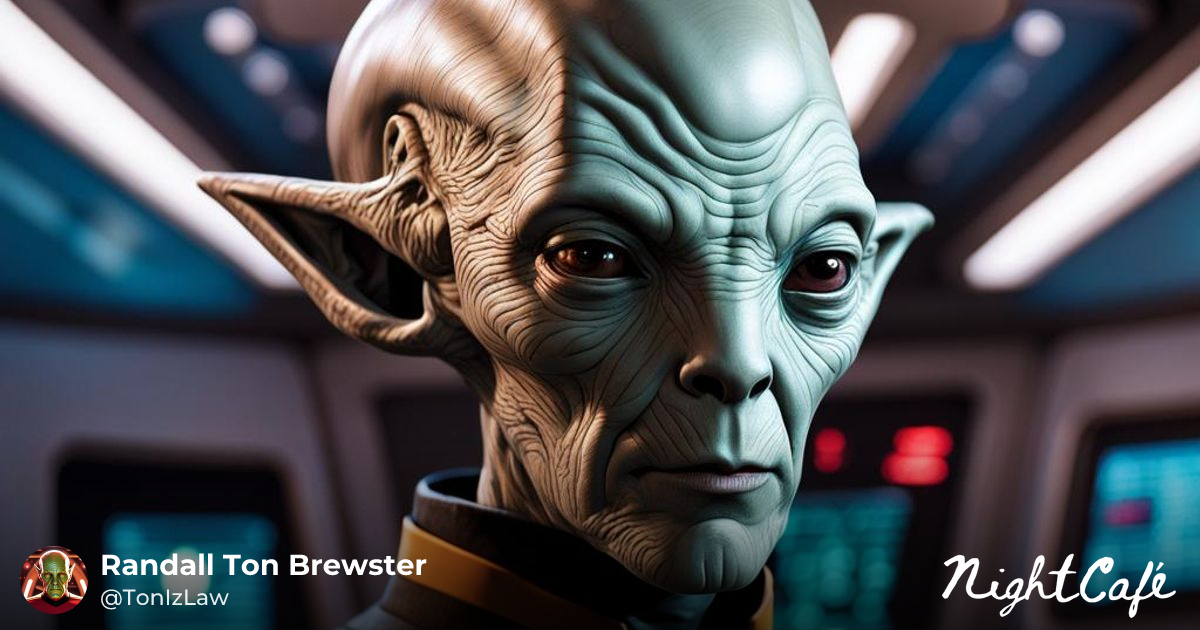 Captain V'lor Oseem'f - Alien Captain Commands USS Enterpris...