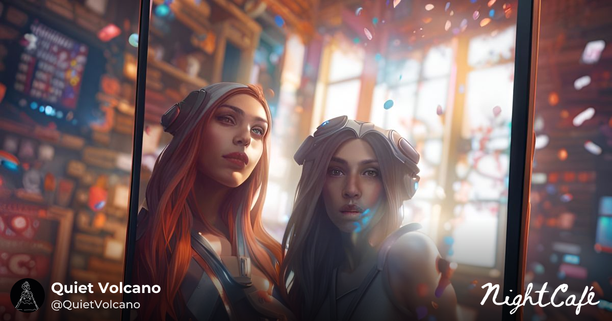 Smile for the Me! - AI Code Selfie: Hyperdetailed Digital P...