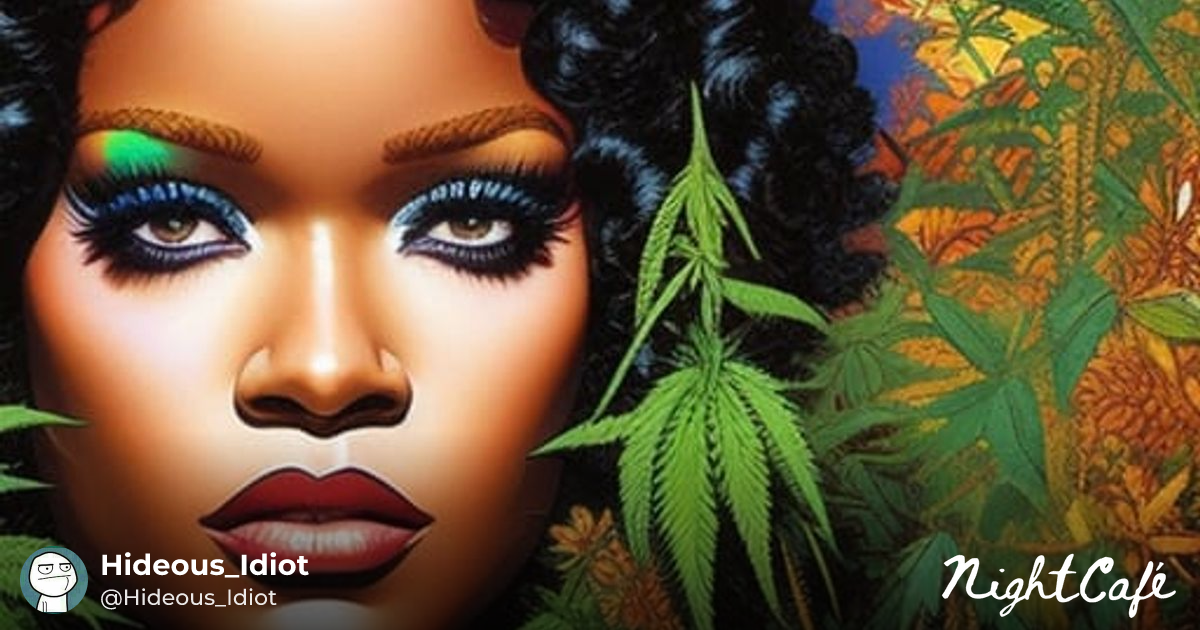 Rihanna as a Marijuana Goddess - Marijuana Goddess in Comic ...
