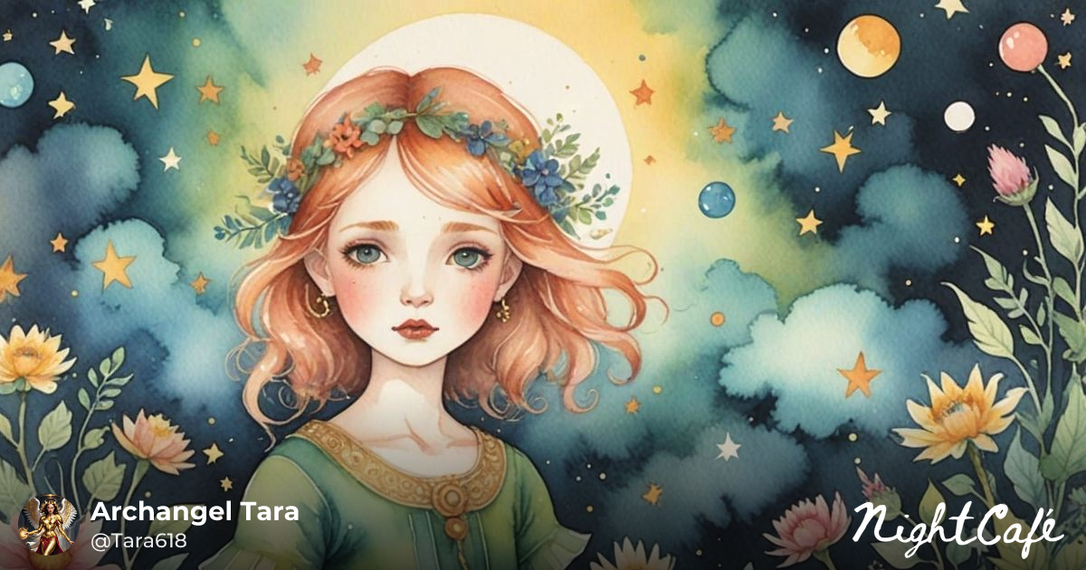 5/23/2025-OPW 4 Word Prompt Kidcore, Liminal, and Watercolor Art By Archangel Tara