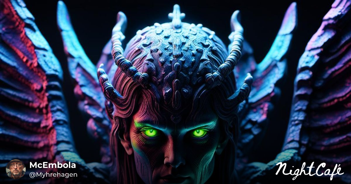 "Macro photography of an glowing angel