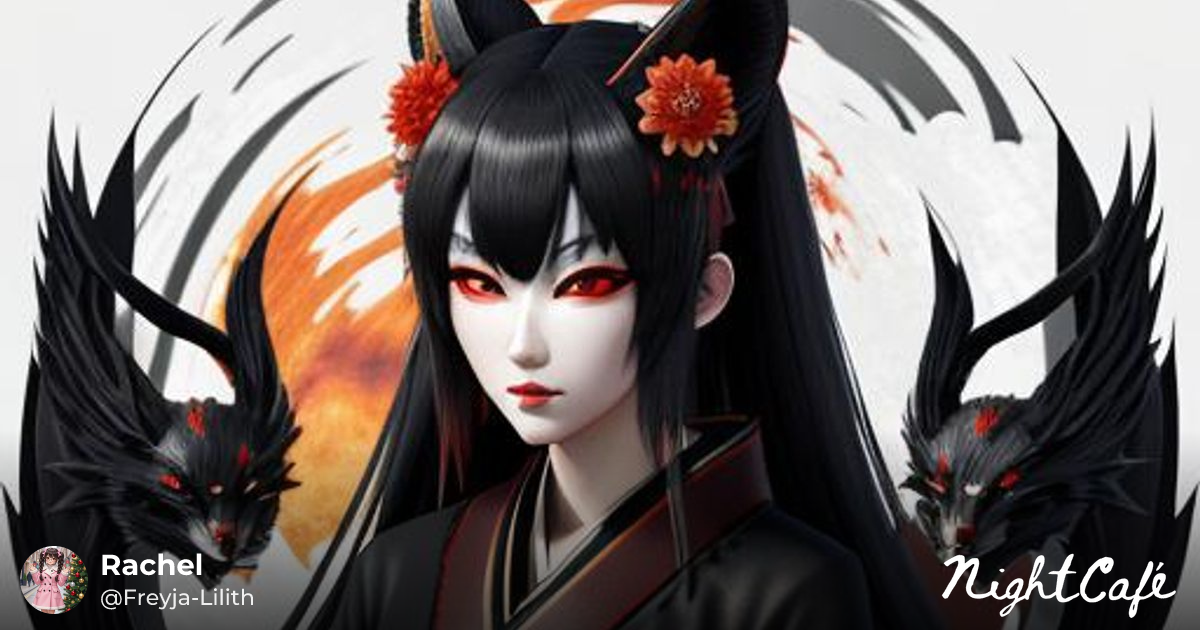 Kitsune-sama (BABYMETAL) - Kitsune Mask and Gothic Kimono in...