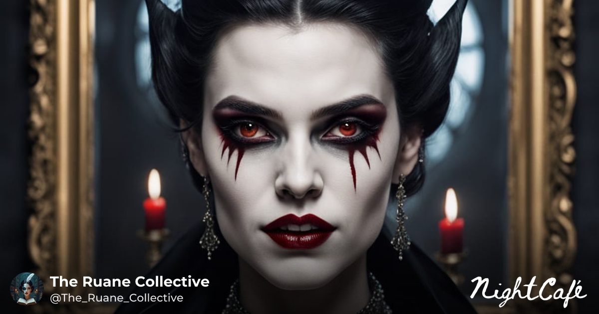 This is the Child of a Goth Mother and Vampire Father.