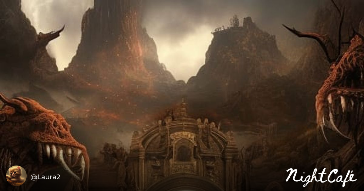 The entrance to Hell - Epic Entrance to Hell: Digital Matte ...