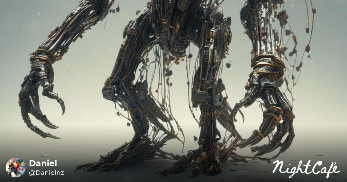 Highly detailed intergalactic alien,