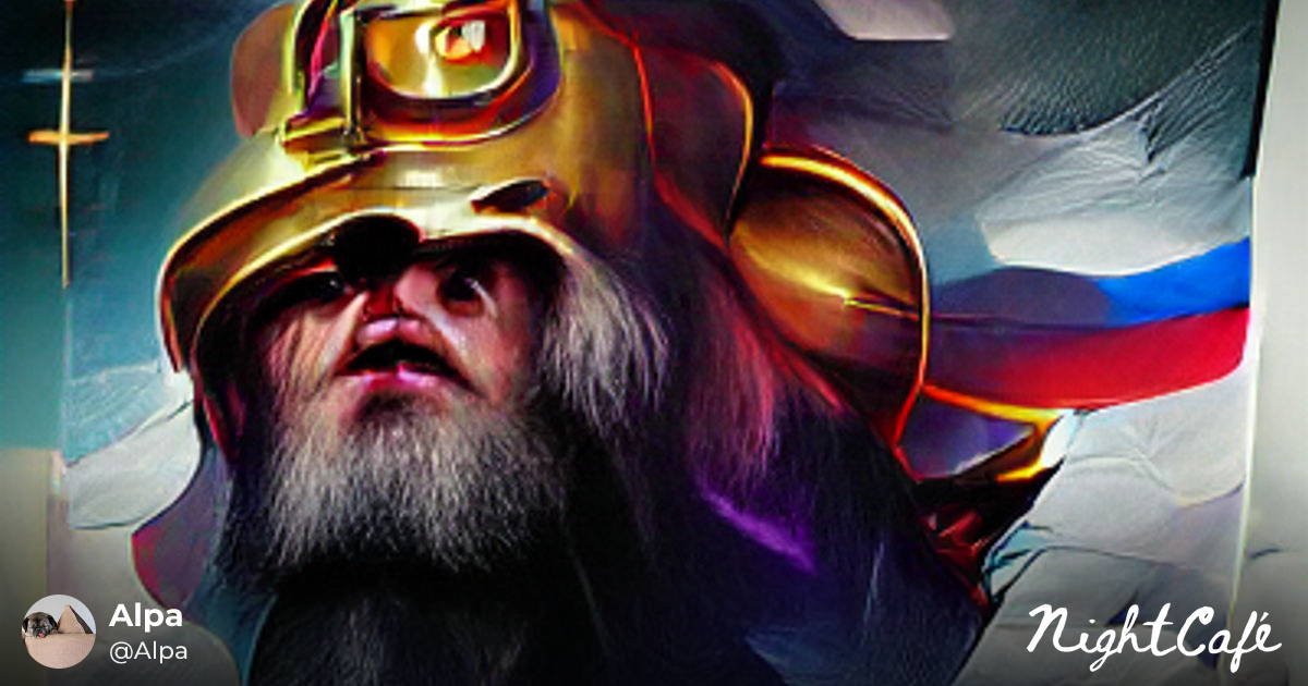 Russian God polished poster art - Russian God polished poste...