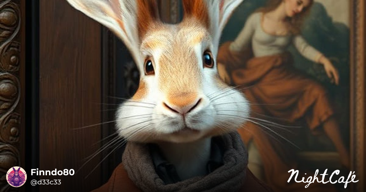 Portrait Of The Artist As A Young Rabbit