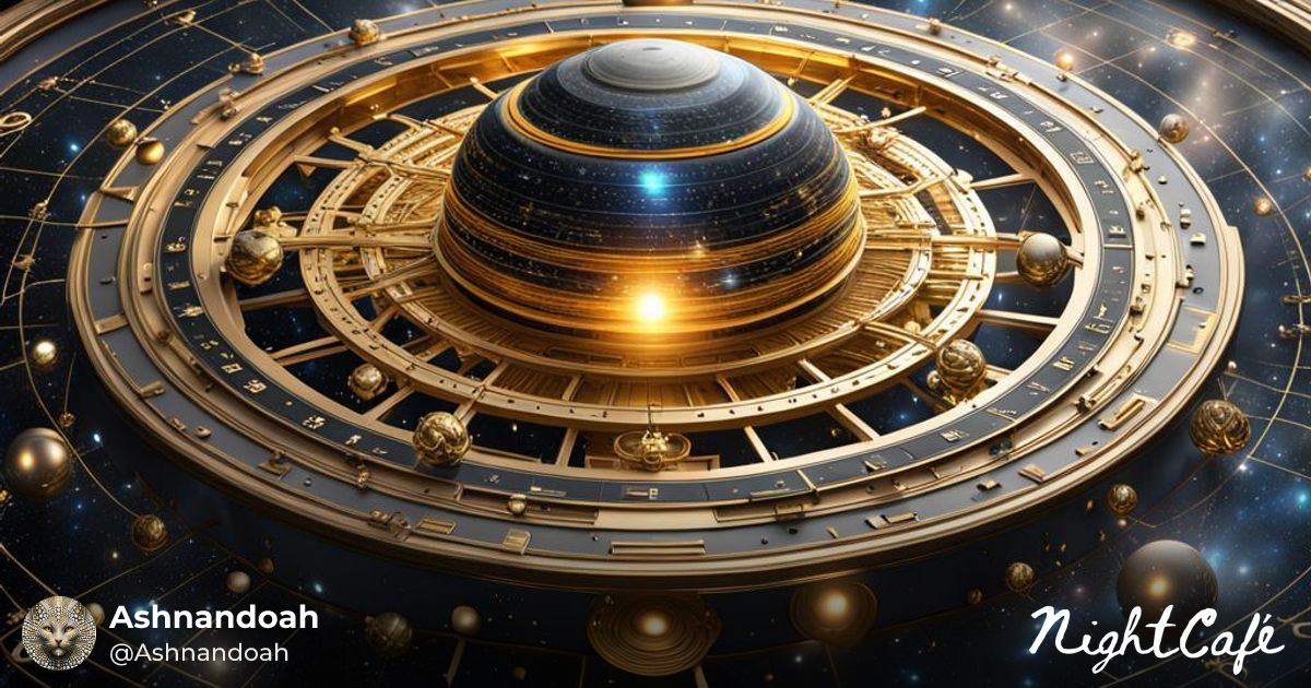 Galactic Clock - Galactic Clock: 3D Planetarium Concept Art