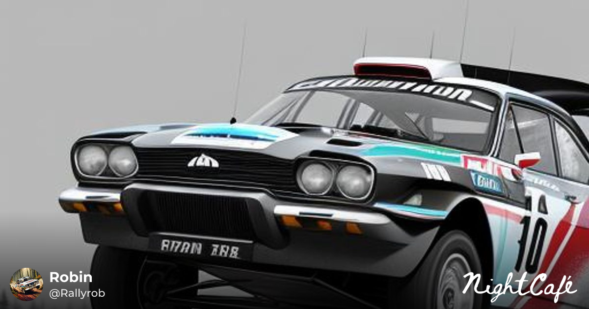 Vintage 1000 lakes rally finland martini livery rally car jump summer time Beautiful vivid and ...