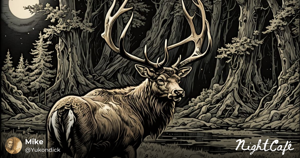 Albrecht Durer Style Portrait of a Majestic Bull E... - AI Art